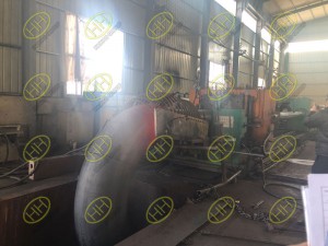 The pushing process of pipe elbow | Haihao Pipe Fitting Factory