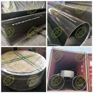 Big size fittings order for Singapore client - Haihao Pipe Fitting Factory